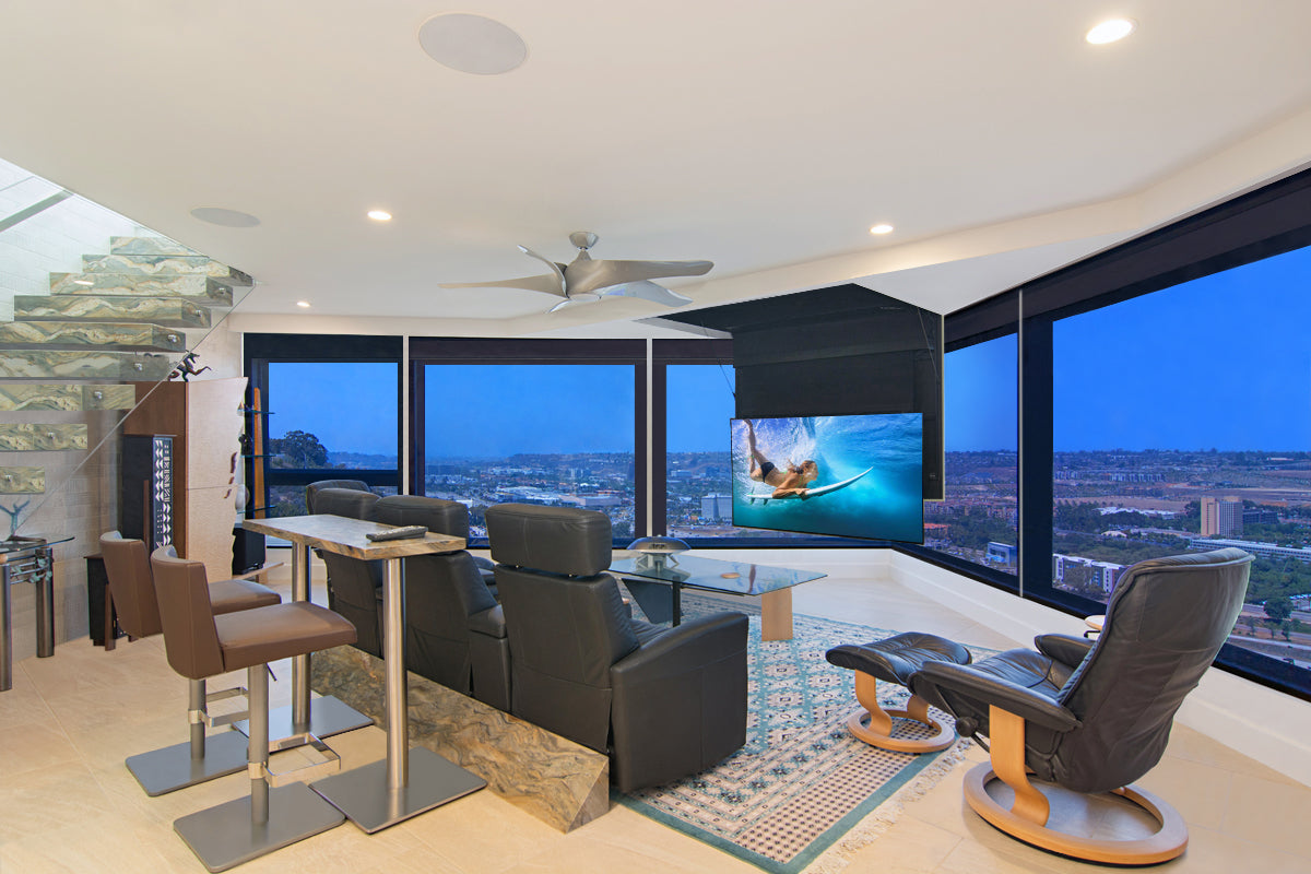 Flip Down TV Mounts | Compact Flip-Down Ceiling Mounts for TV | Auton