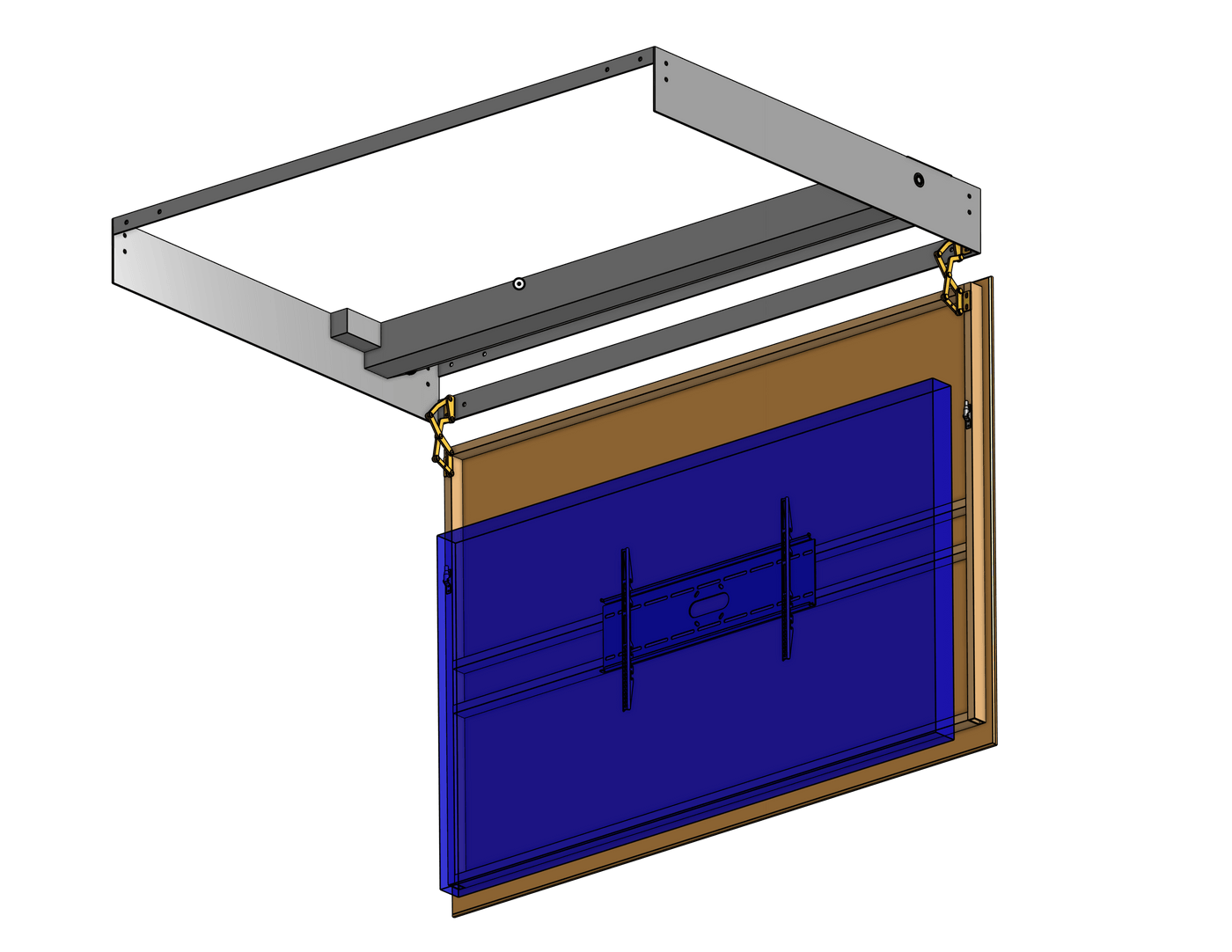 Flip Down TV Mounts | Compact Flip-Down Ceiling Mounts for TV | Auton