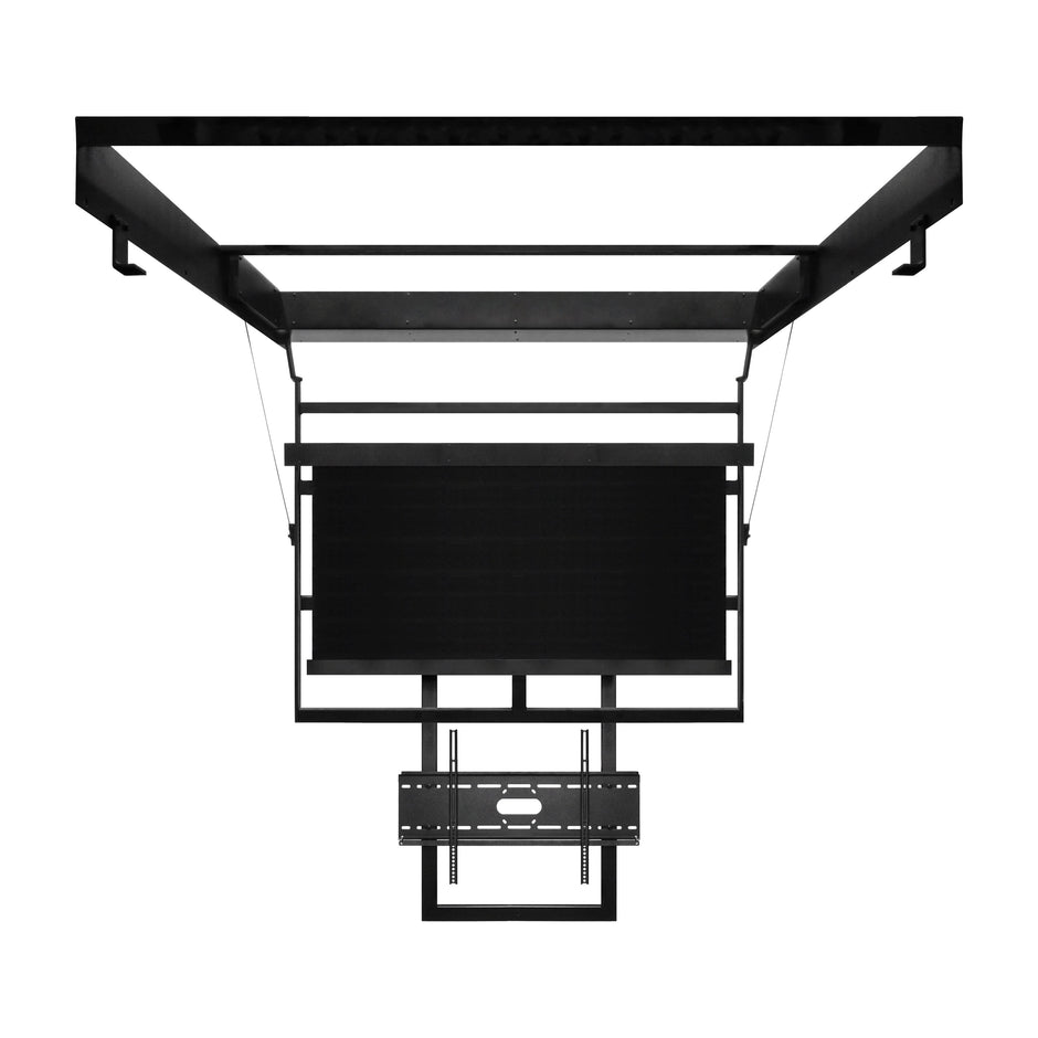 Compact Flip-Down Ceiling Mounts for TV | Swivel & Extend