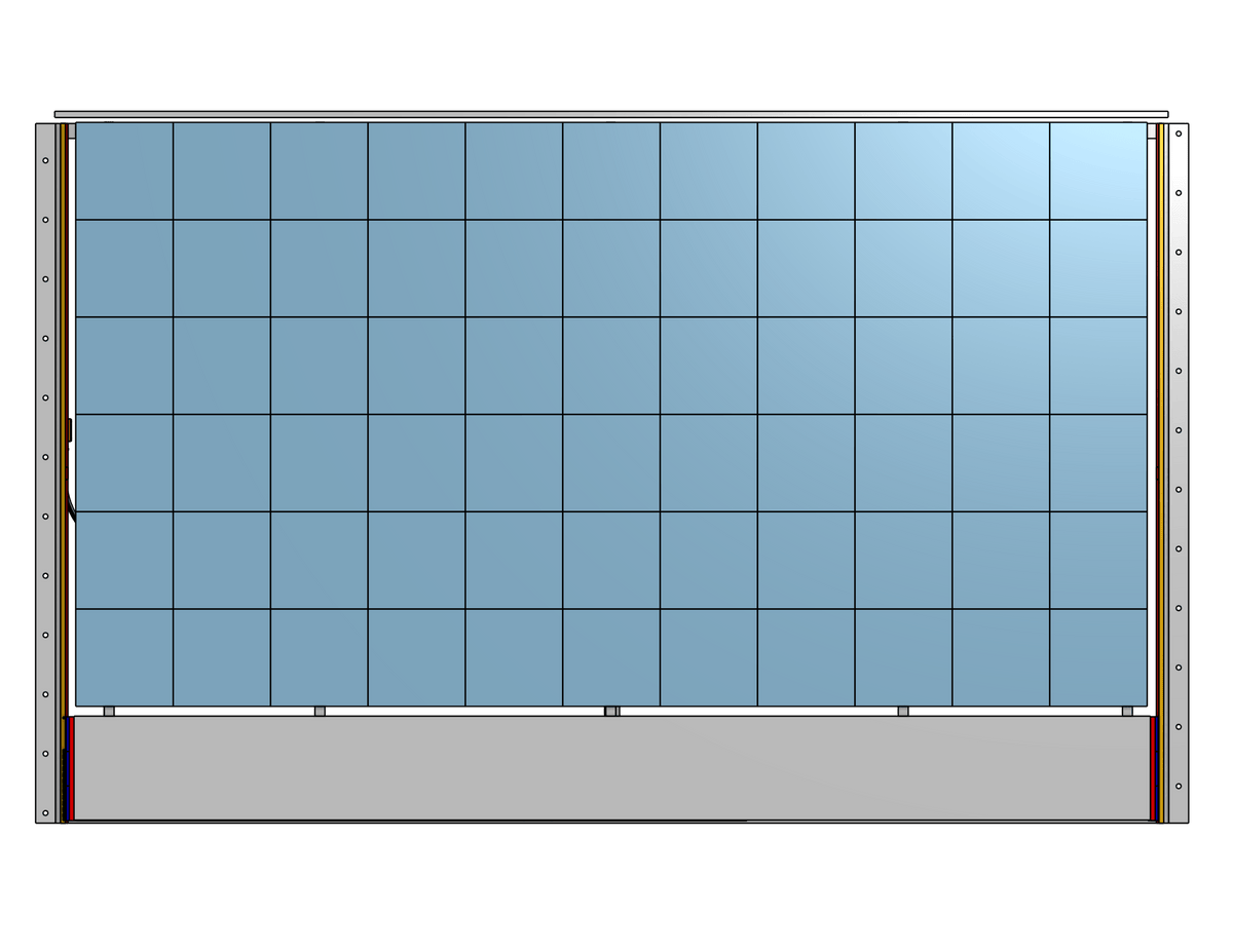 Outdoor Video Wall Lift - IP 55 Rated Maximum Screen Size: 98 x 158 Al